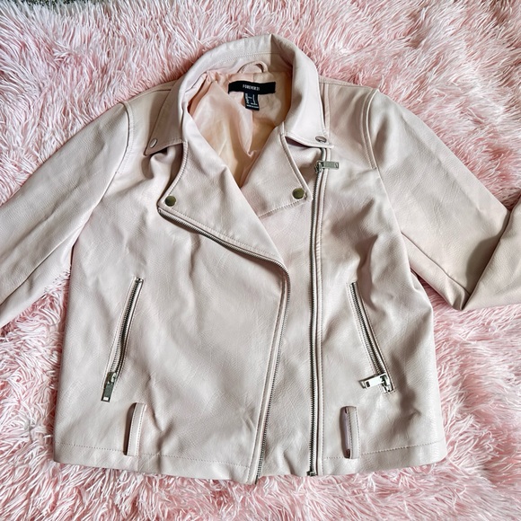 Forever 21 | Jackets & Coats | Blush Pink Moto Jacket | Poshmark